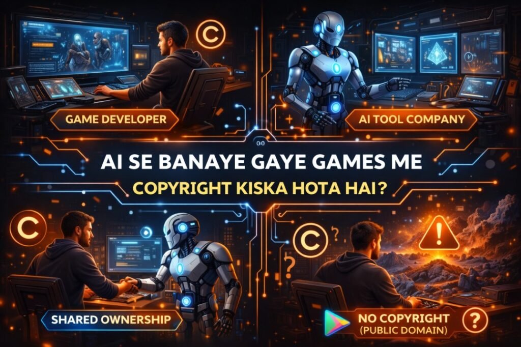 AI Se Banaye Gaye Games Me Copyright Kiska Hota Hai? (Complete Legal ...